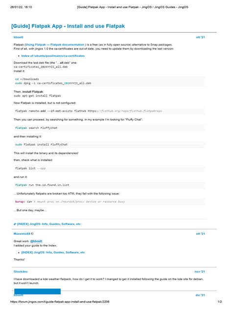 Guide Flatpak App Install And Use Flatpak Jingos Jingos Guides