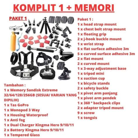 Jual Gopro Hero 9 Black Action Camera Go Pro Hero9 Special Bundle 5k