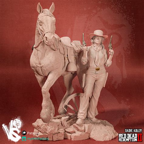 Sadie Adler Red Dead Ii 3d Model Kit 10 Scale Modelshack