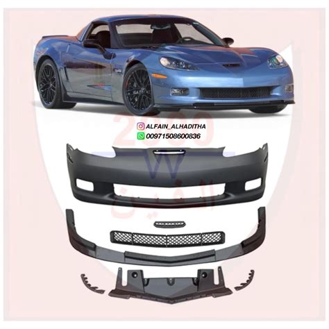 Front Bumper Corvette C6 Zo6 Style 2005 201310017597 Al Fain Auto