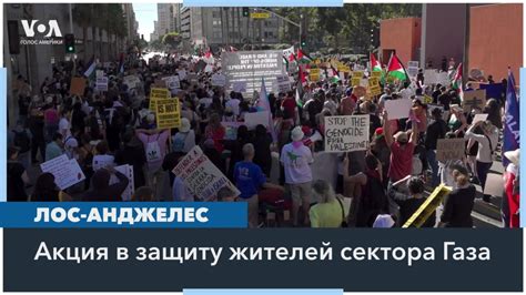 Акция в поддержку палестинцев