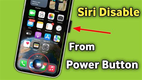 How To Disable Siri Activation On Iphone Power Button Siri Ko Iphone Ke Power Button Se Kaise