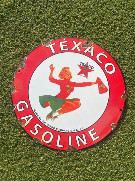 Sign Texac « Gasoline Catawiki