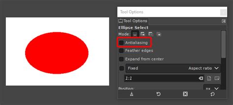 How To Draw An Ellipse In Gimp With Absolutely No Boundary Graphic