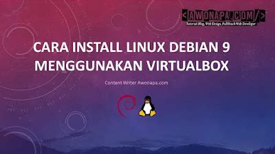 Tutorial Konfigurasi Debian 9 Awonapa Website Dan Blogging