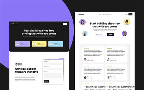 Conversion SaaS HTML5 Responsive Website Template