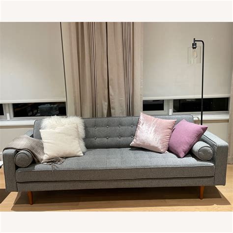Wayfair Mercury Row Couch Grey Aria Sofa Aptdeco