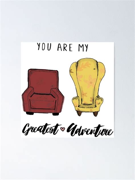 Happy Anniversary Card You Are My Greatest Adventure Poster For Sale