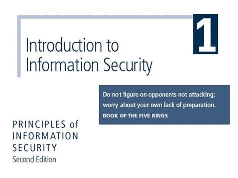 information assurance and security chapter 1 lesson 1 ppt