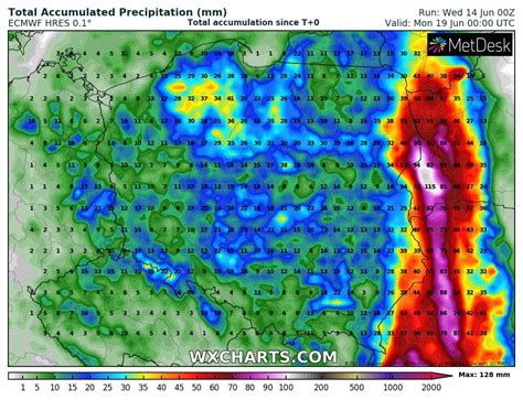 Nadchodzą opady deszczu Ile wyniesie ich suma IncusMeteo