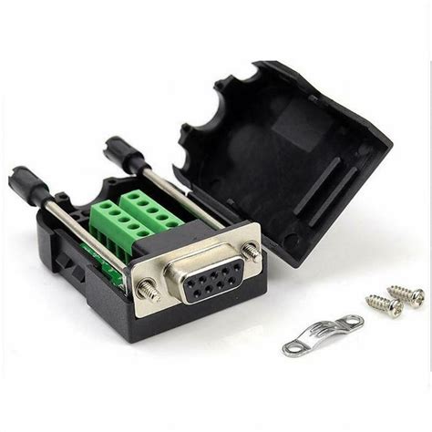 Db 9 Connector Accessories Adapter Board Breakout Connector Pvc Serial
