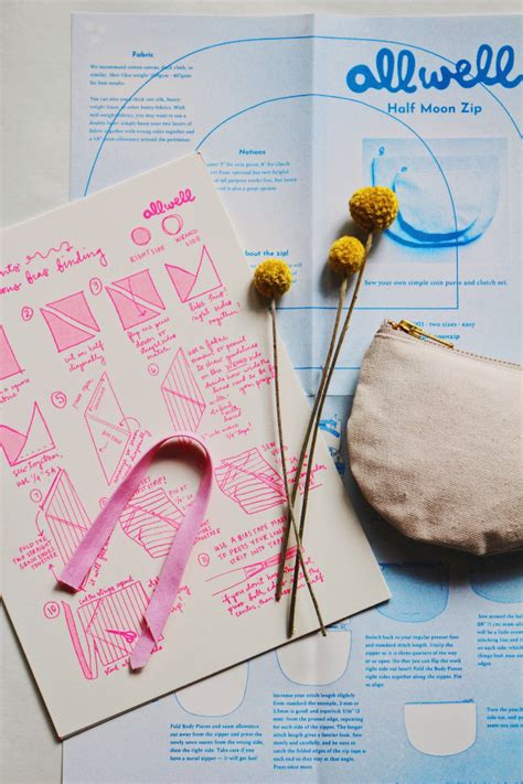 Continuous Bias Binding Risograph Print — All Well
