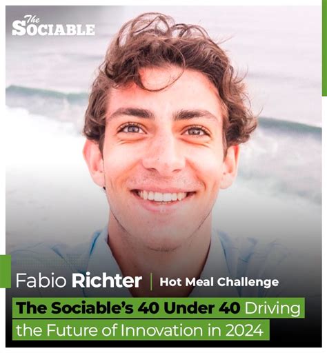 Conrad Egusa On Linkedin Fabio Richter Was Named To The Sociables 40