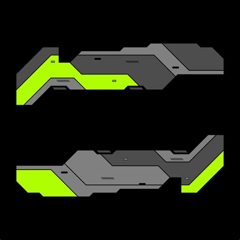 Hud Set Frames Futuristic Modern User Interface Elements Control