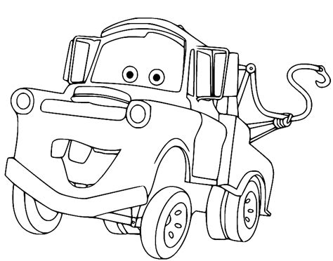 Cars Mator Coloring Pages