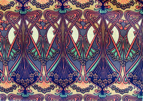 Patterns And Prints Art Nouveau Pattern Art Nouveau Illustration Art