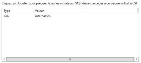 iscsi target sur windows serveur 2012
