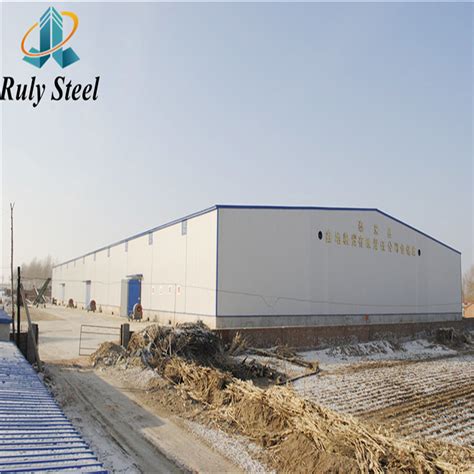 High Utilization Rate Industrial Prefabricated Building Big Hall Steel
