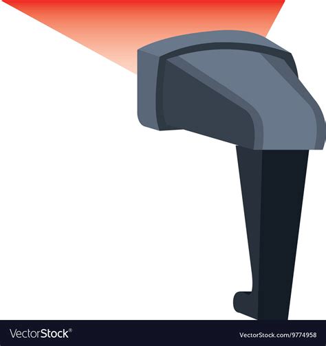 Bar Code Reader Device Icon Royalty Free Vector Image
