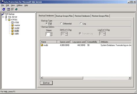 How To Backup And Restore MSSQL Databases Using IBM TDP For SQL GUI And Commandline Interfaces