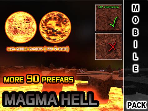 Magma Hell Mobile Pack 3d Unity Asset Store