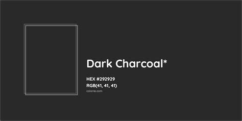 Hex 292929 Color Name Color Code And Palettes