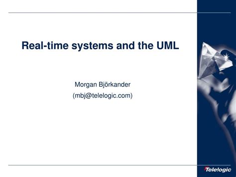 Ppt Real Time Systems And The Uml Powerpoint Presentation Free