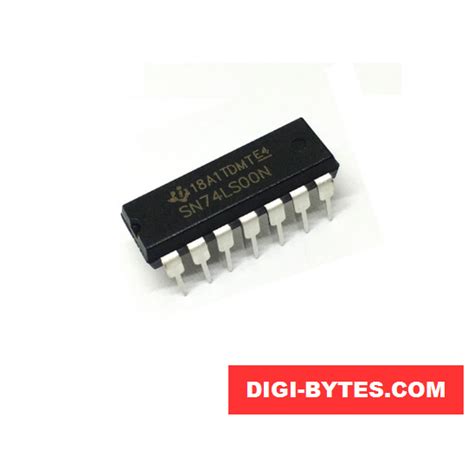 Jual 74LS00 Quad 2Input NAND Gate Kota Semarang Bytes Master