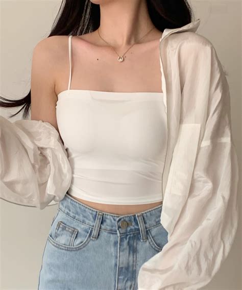 셀블리 [1 1할인 직진할인]캡나시 나시탑 브라탑 크롭 이너 캡내장 스포티 나시 스포츠 브라 27