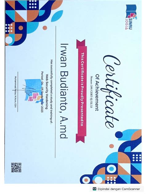 Sertifikat Web Security Irwan Pdf