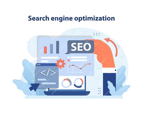 Premium Vector Seo Strategy Visualization A Hand Finetunes Seo