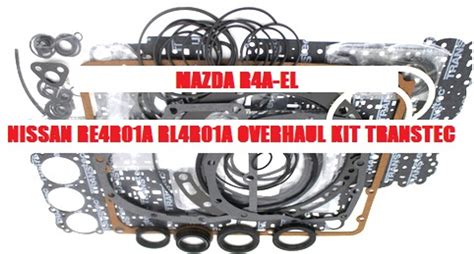 Re4r01a Rl4r01a R4a El Transmission Overhaul Kit By Transtec Fits 88