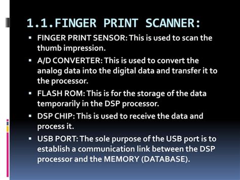 Biometric Voting System Pptx Operating Systems Computer Software