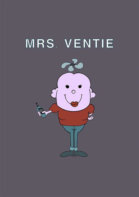 Mrs Ventie Ventilation Specialist Woman Digital Art By Elena Leeming