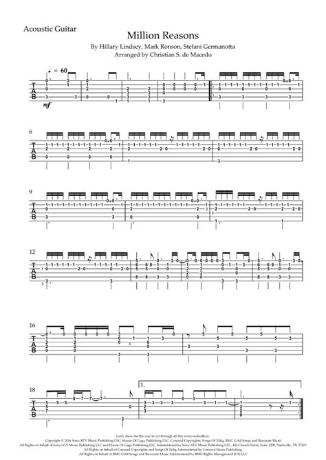 Million Reasons Arr Christian Skolimovski De Macedo By Lady Gaga