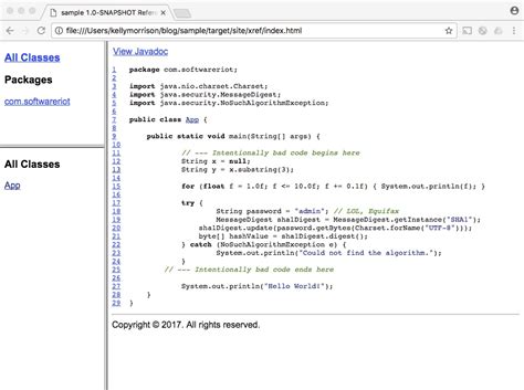 Better Site Documentation With Maven Part V Static Code Analysis