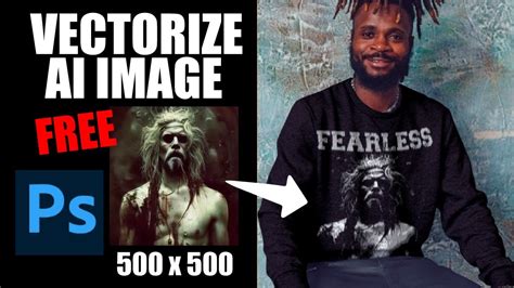 How To Vectorize Ai Image Using Photoshop Youtube