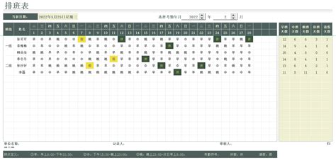 2022最新整理30份excel自动排班表，建议收藏 知乎