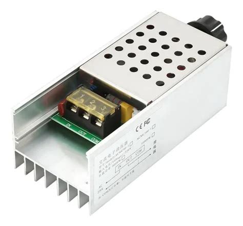 Módulo Dimmer Ac 6000w En Caja Metálica Arduino Mercadolibre