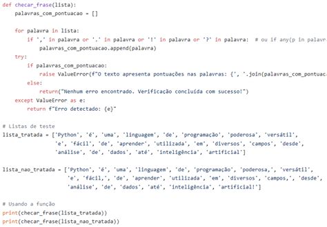 Sugestão 4 Lidando Com Exceções Python Para Data Science Trabalhando Com Funções Estruturas