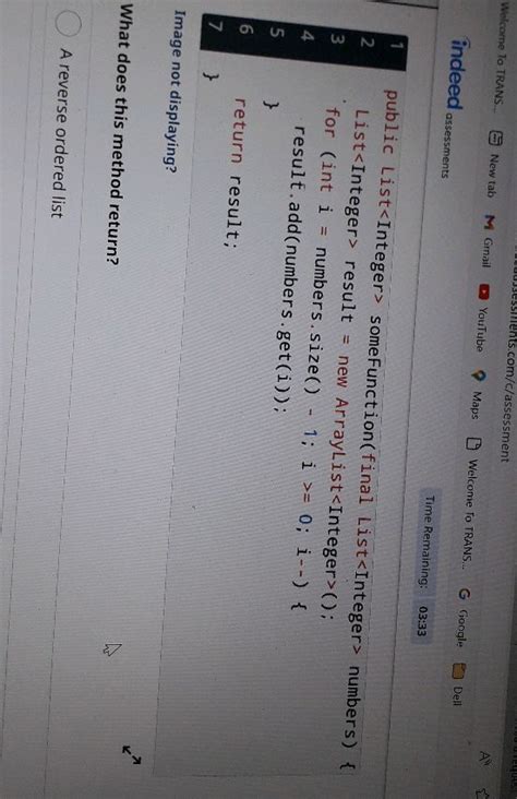 Indeed Assessments Gmail YouTube Maps Welcome StudyX