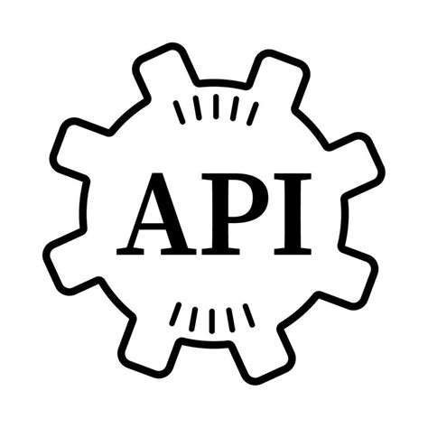 Vector Api Setting Vector Icon Free Vector Illustration 23831415
