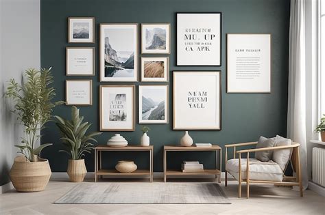 Premium Photo Customize Your Space Interior Design Mockup With