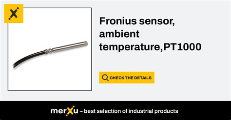 Fronius Sensor Ambient Temperaturept1000 Merxu