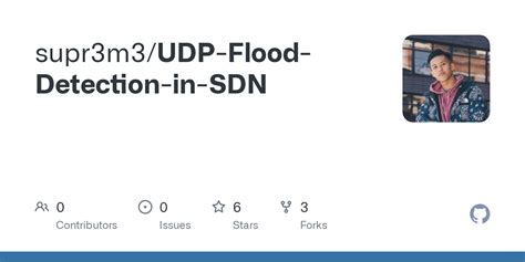 GitHub Supr3m3 UDP Flood Detection In SDN