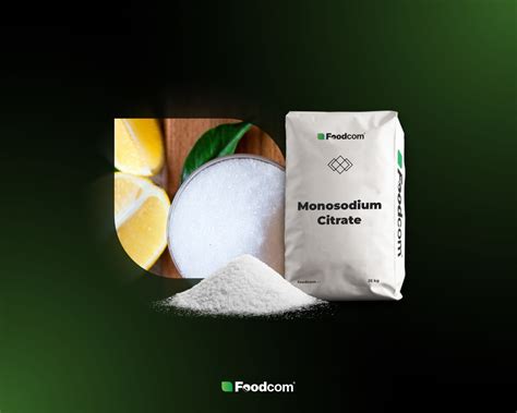 Monosodium Citrate E331 Price 25 Kg B2b Trade Foodcom S A