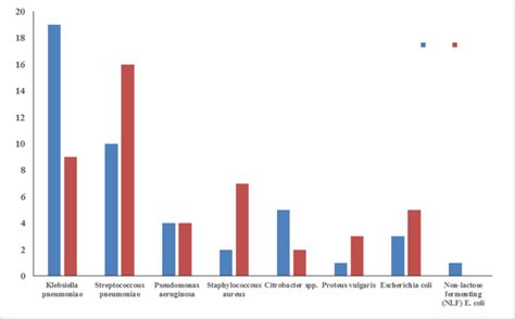 The Relation Between Bacterial Isolates And Gender Female Blue Male Download Scientific