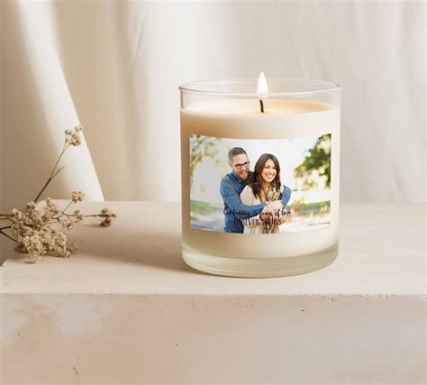 Personalized Photo Candle Custom Coconsoy Anniversary T Etsy