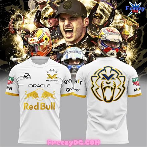 Red Bull Racing Fourth World Championship T Shirt FreezyDG