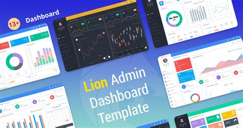 Lion Bootstrap Admin Web App Admin Dashboard UI Kit